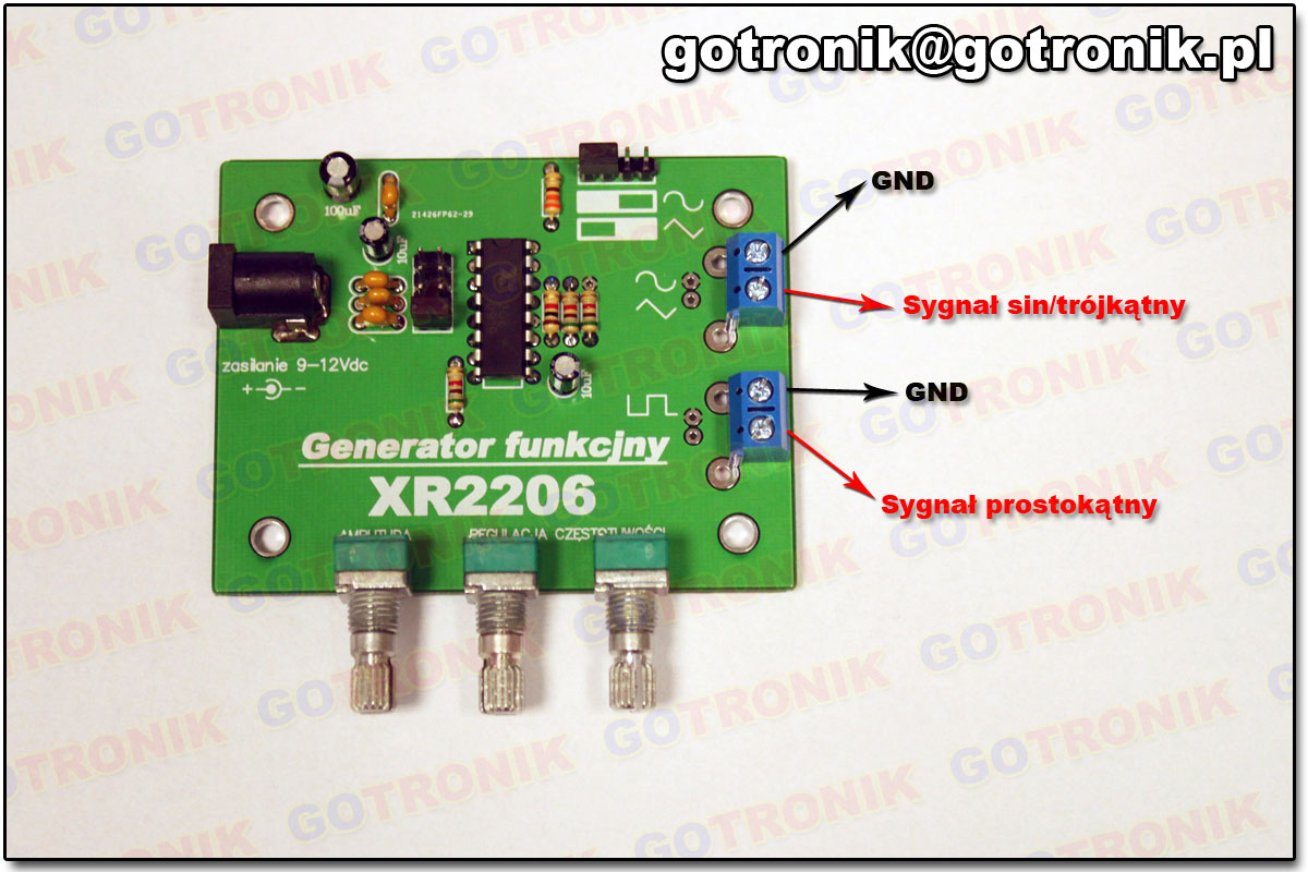 Generator funkcyjny XR2206 w dwóch wersjach - Gotronik.comGotronik.com